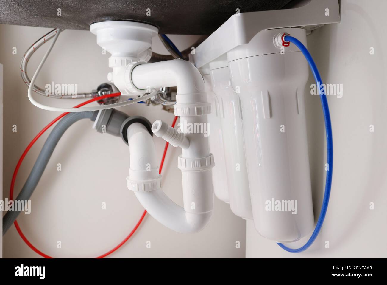 House water filtration system, Reverse osmosis. Installation or ...