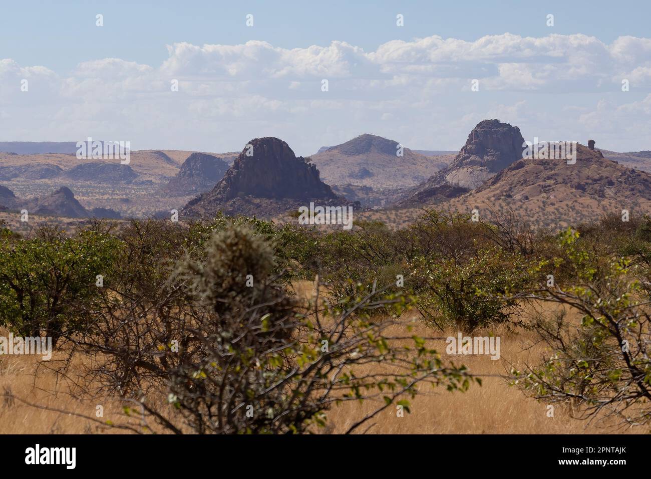 scenic view of the erongo mountains in Namibia Stock Photo - Alamy