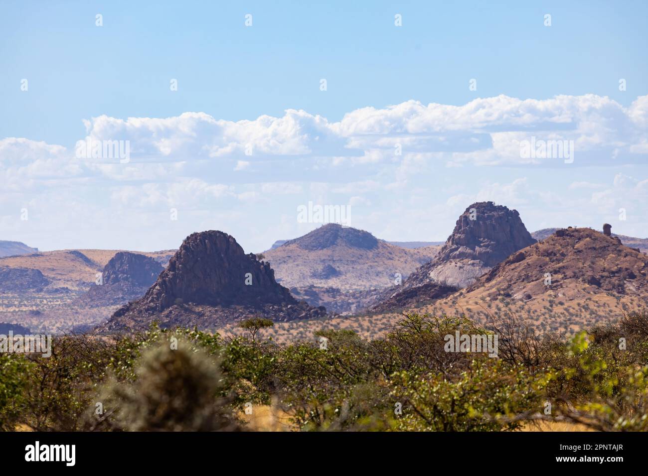 scenic view of the erongo mountains in Namibia Stock Photo - Alamy