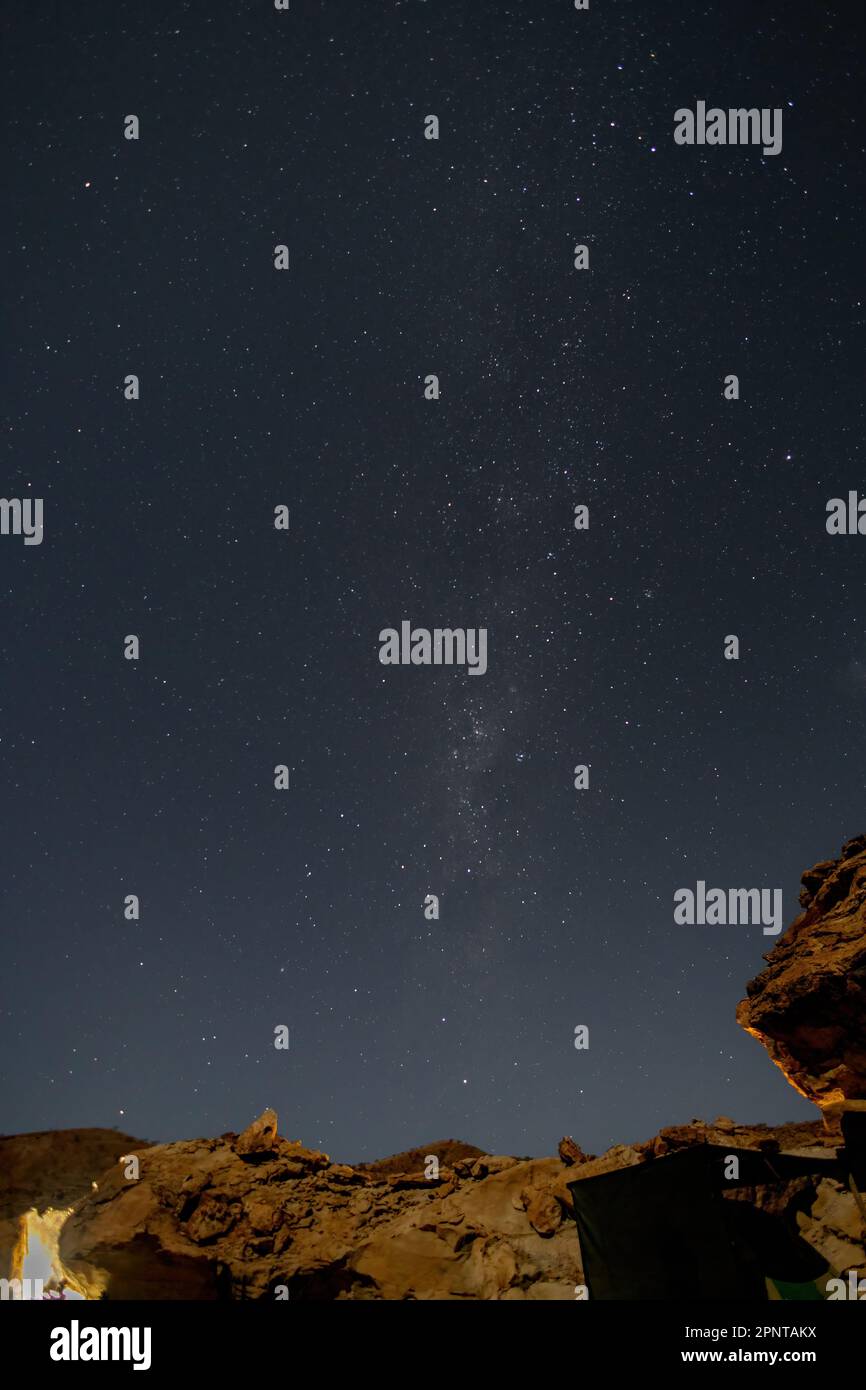 Milky way over mountains in hi-res stock photography and images - Alamy