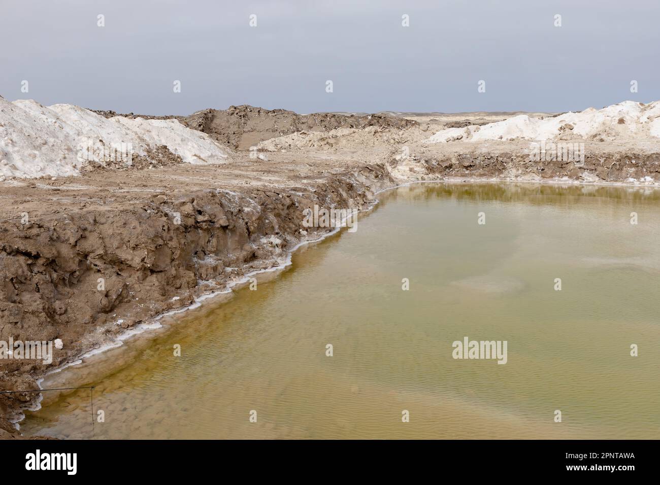 Salt extraction in the desert hi-res stock photography and images - Alamy