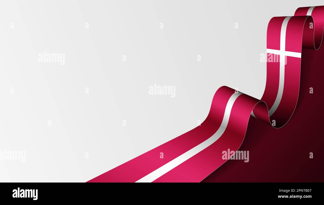 Denmark ribbon flag background. Element of impact for the use you want ...