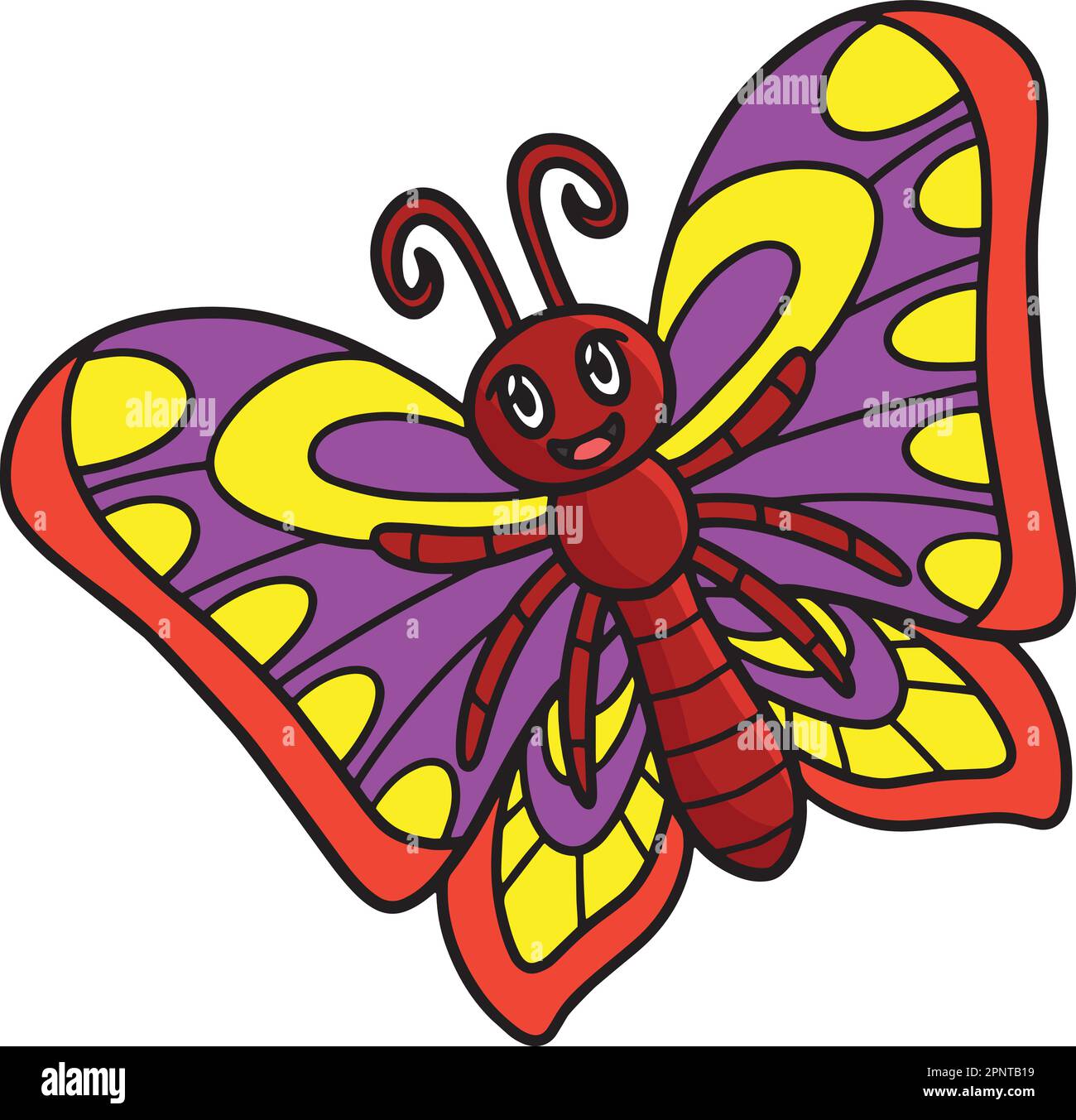 Turtle Cartoon Colored Clipart Illustration Stock Vector Image & Art ...