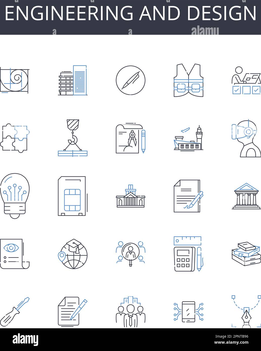 Engineering and design line icons collection. Satisfaction ... Engineering and design line icons collection. Satisfaction ...