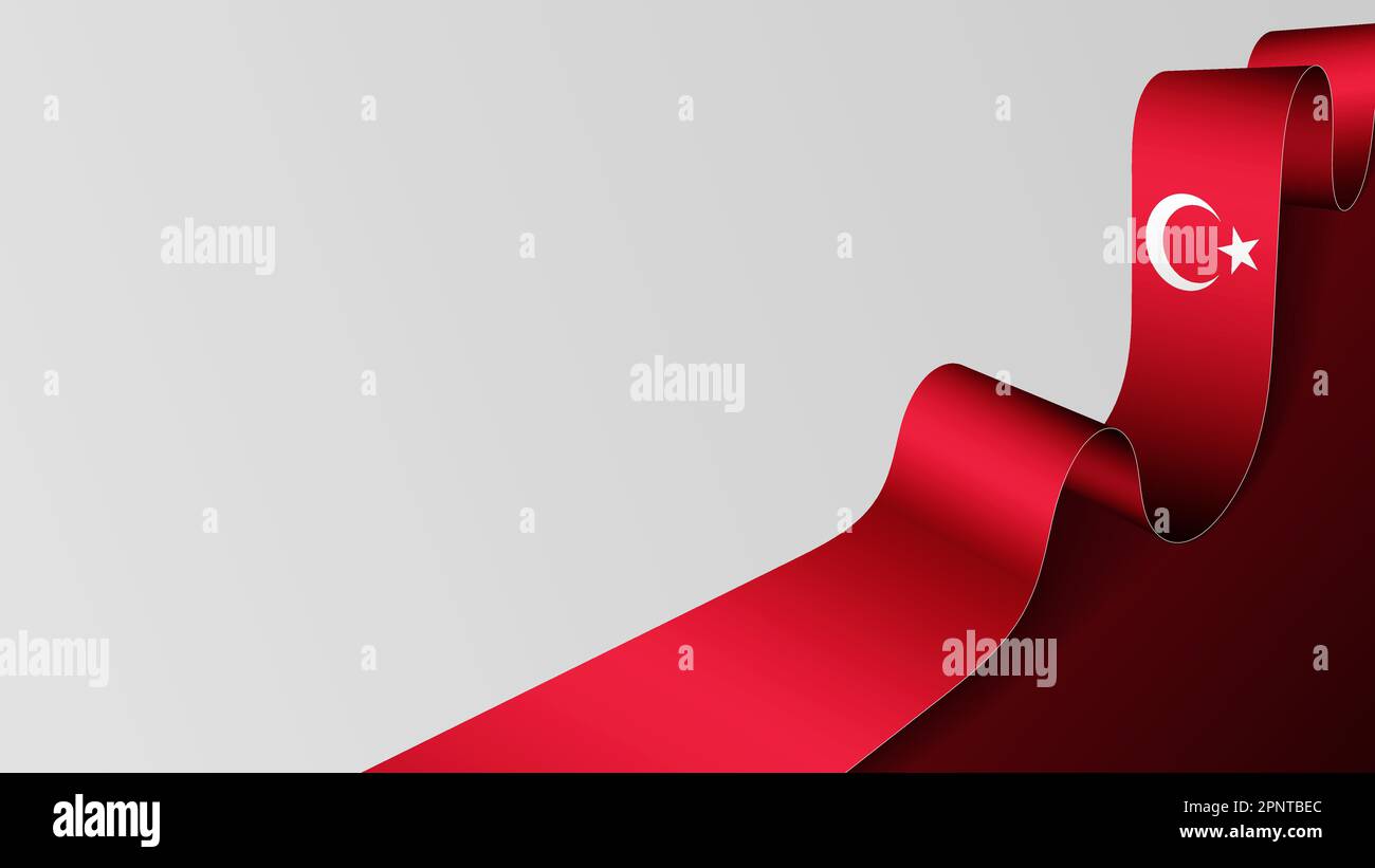 Turkey ribbon flag background. Element of impact for the use you want ...
