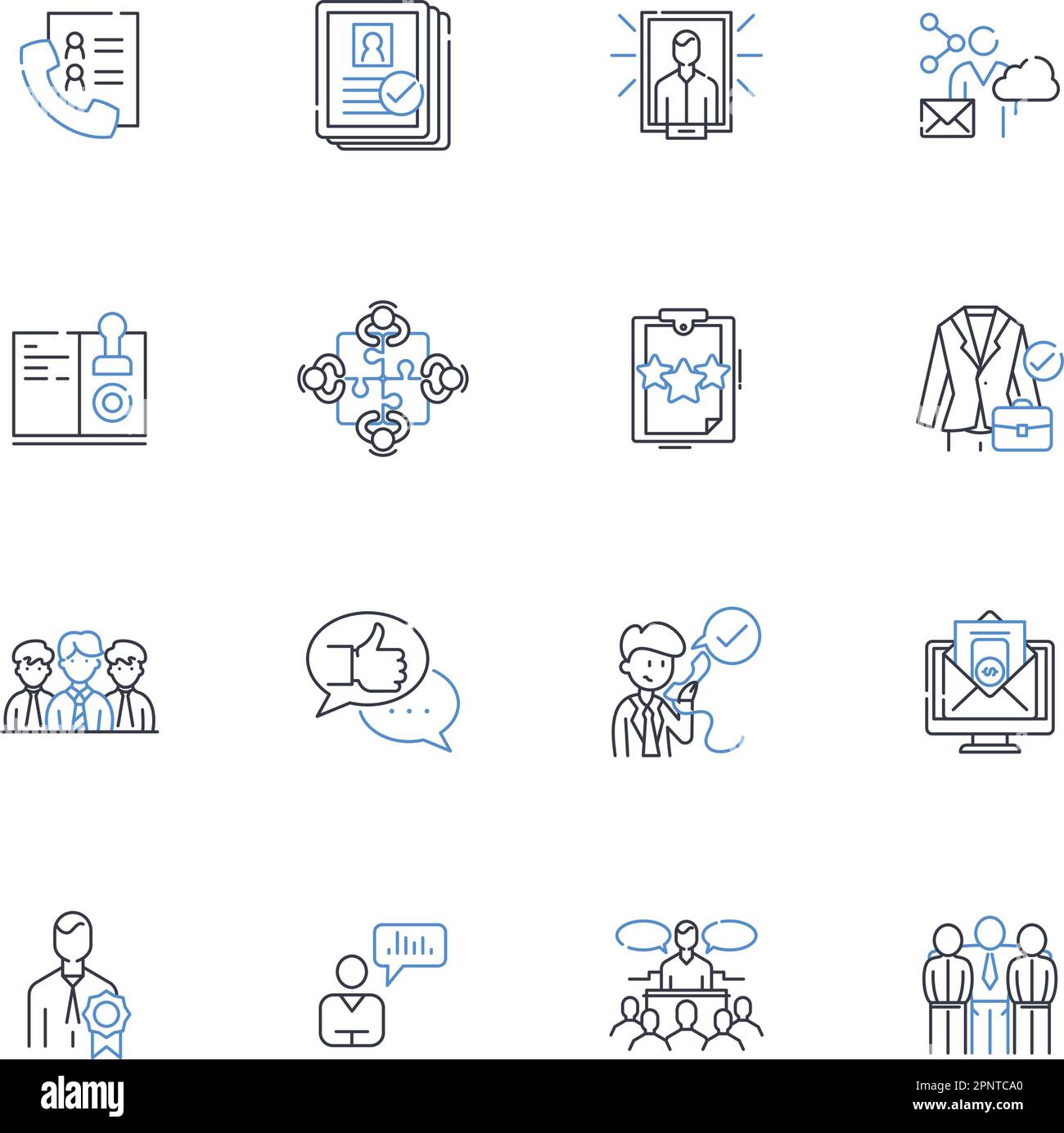 Brand Management line icons collection. Strategy, Positioning, Identity ...
