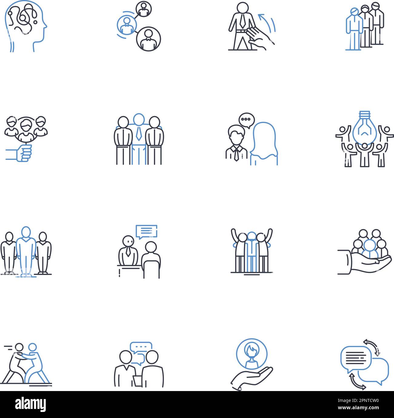 Mindset shaper line icons collection. Empowerment, Resilience ...