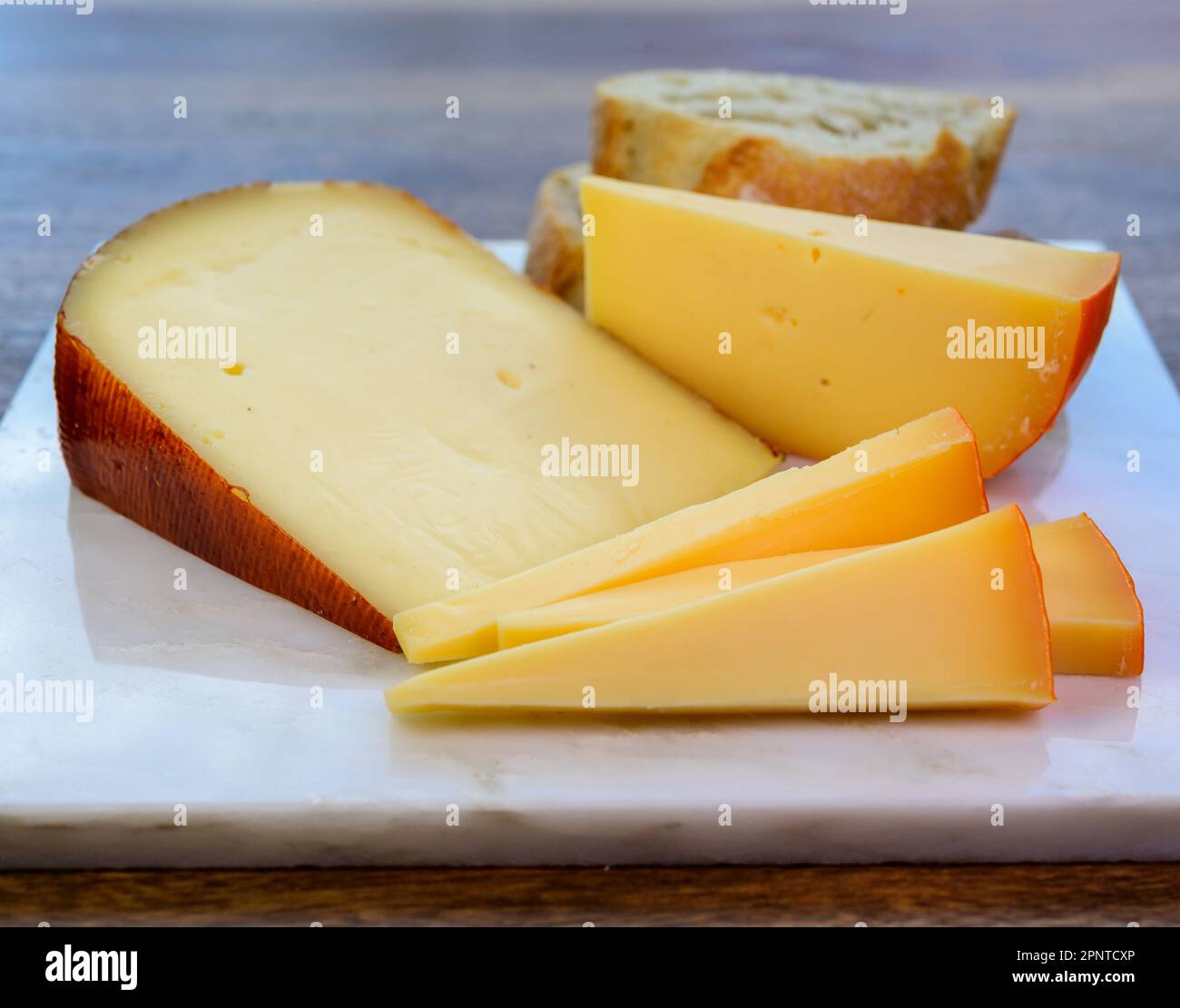 Cheese collection, tasty Belgian abbey cheeses made with brown trappist ...