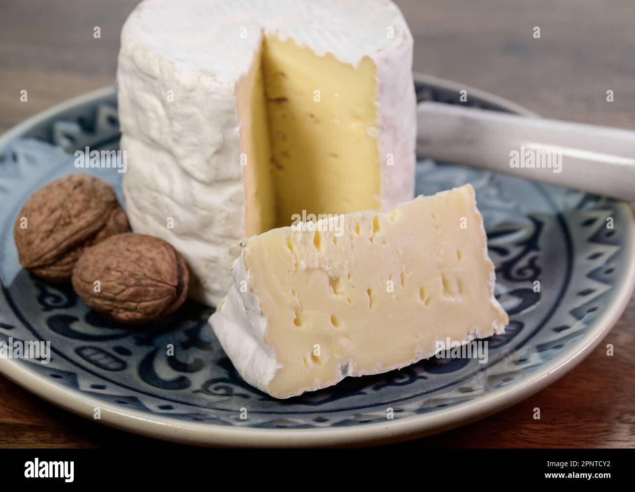 Belgian white mold soft cow milk cheese Bouquet des Moines from Abbey ...