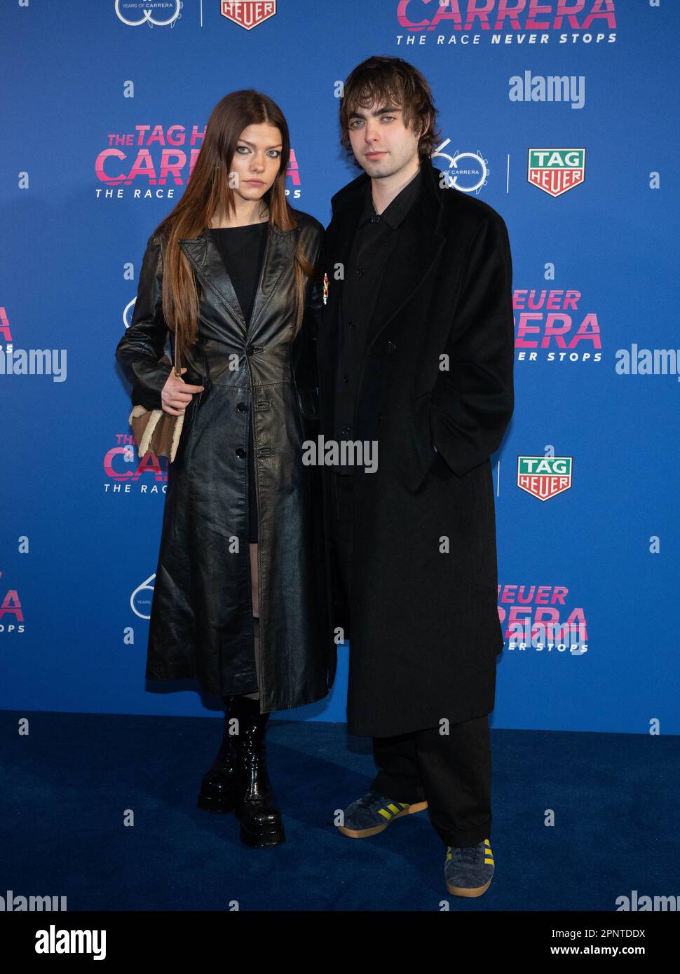 Lennon Gallagher attending the TAG Heuer Carrera 60th Anniversary Party ...