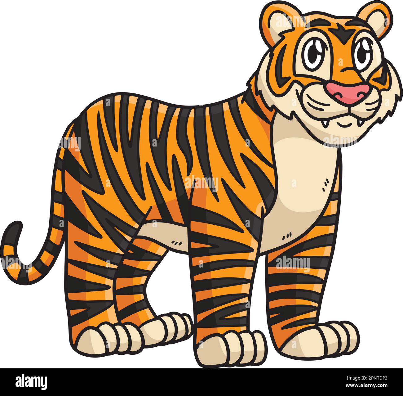 Tiger cartoon hi-res stock photography and images - Alamy