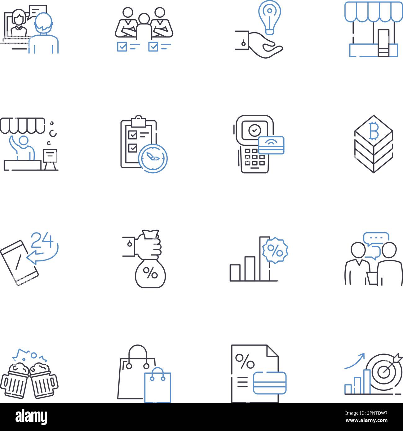 Wealth line icons collection. Prosperity, Abundance, Riches, Affluence ...