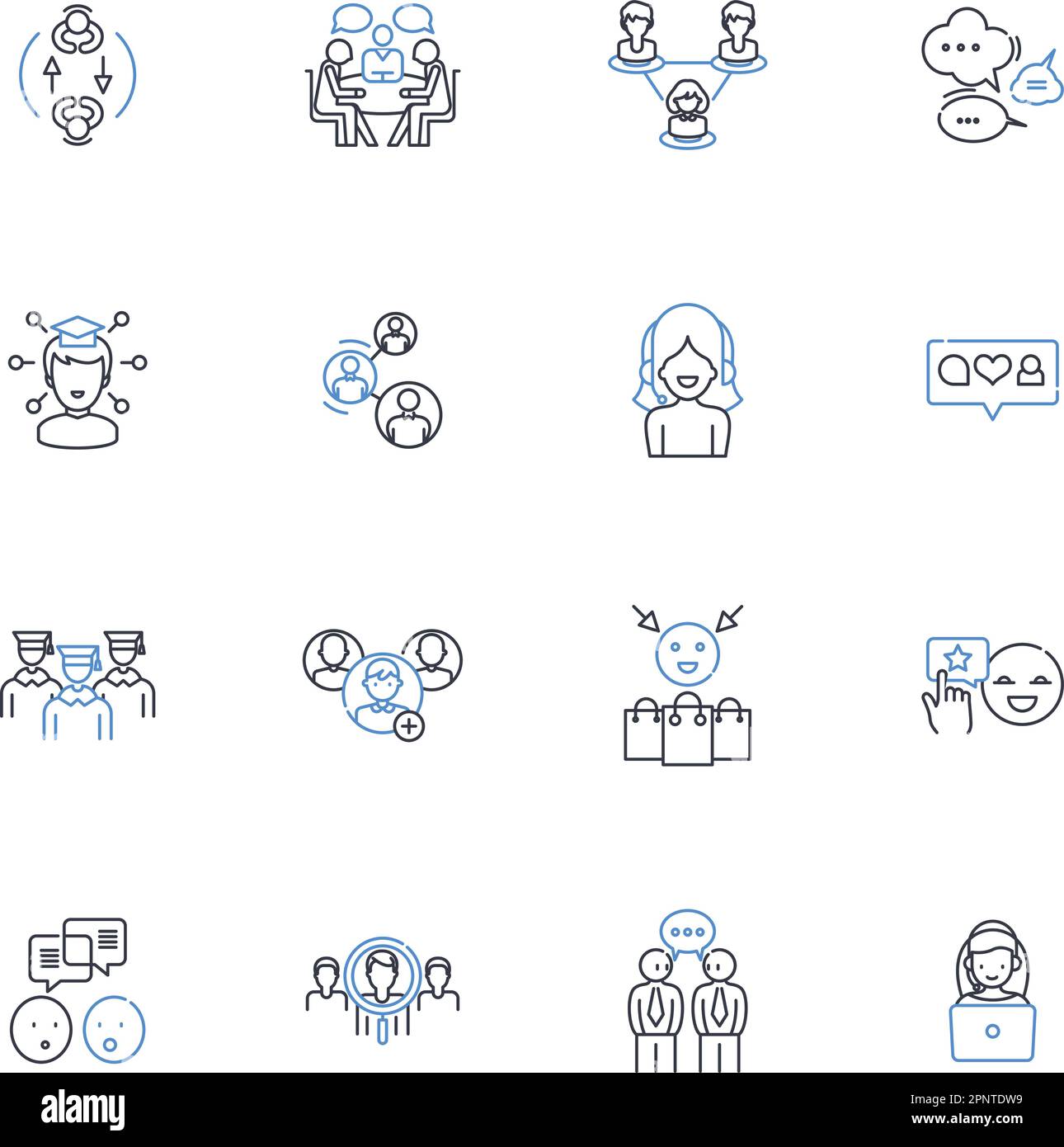 Inspiring line icons collection. Motivating, Empowering, Encouraging ...