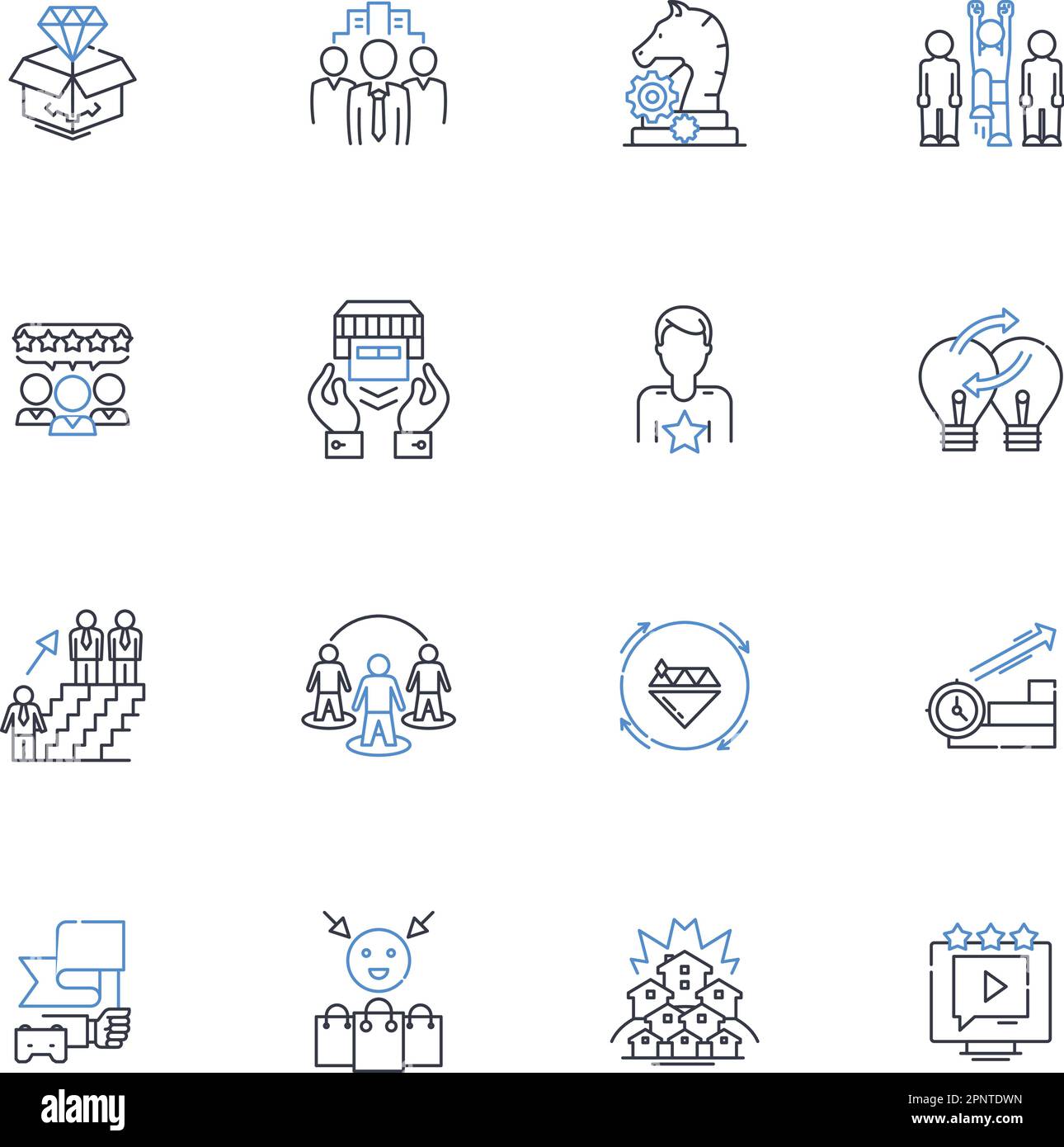 Conpetition line icons collection. Rivalry, Contest, Challenge, Battle ...