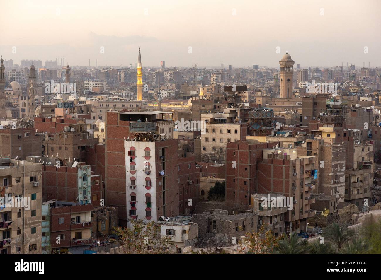 General architecture of Cairo city from above Stock Photo - Alamy