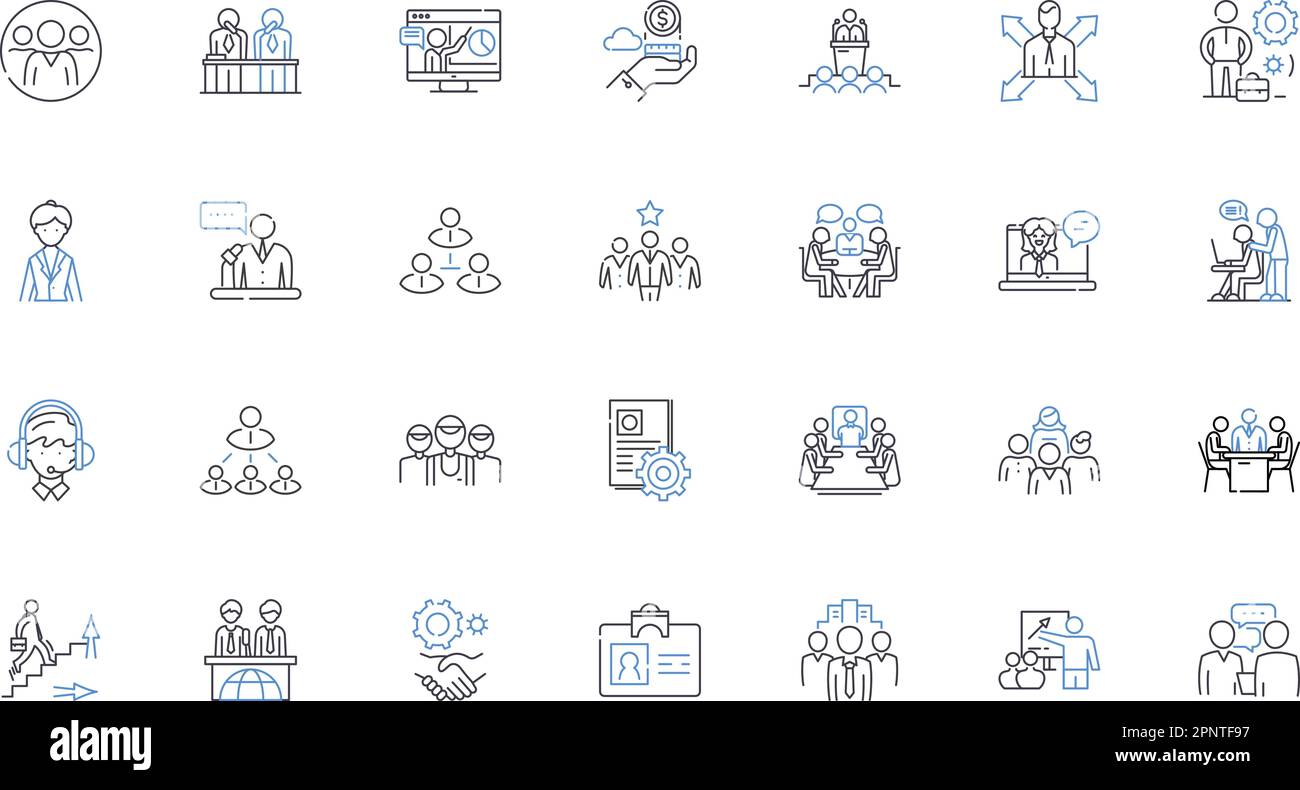Self-discovery line icons collection. Reflection, Insight, Journey ...