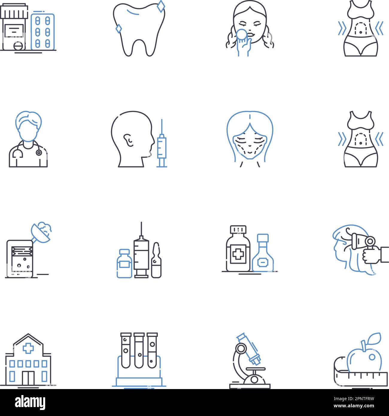 Agriculture and farming line icons collection. Produce, Crops ...