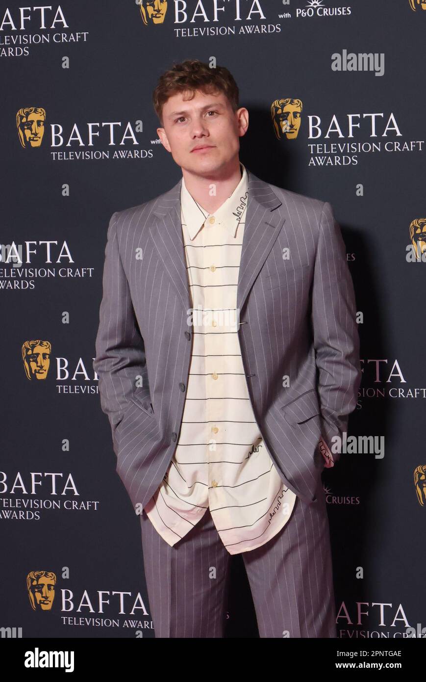 Jon Pointing attending the nominees' party for the Bafta TV and Craft ...