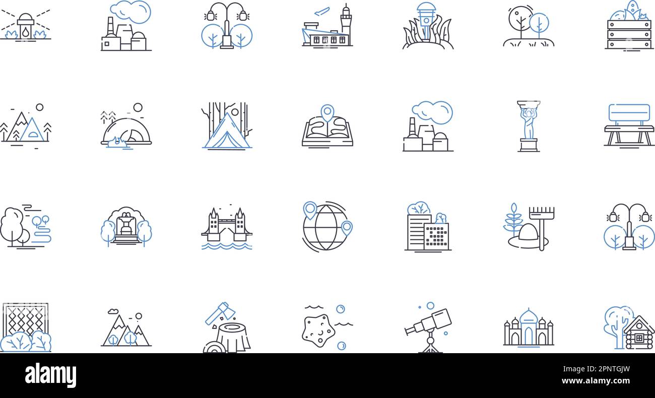 Art And Culture Line Icons Collection Expression Creativity Heritage Diversity Tradition