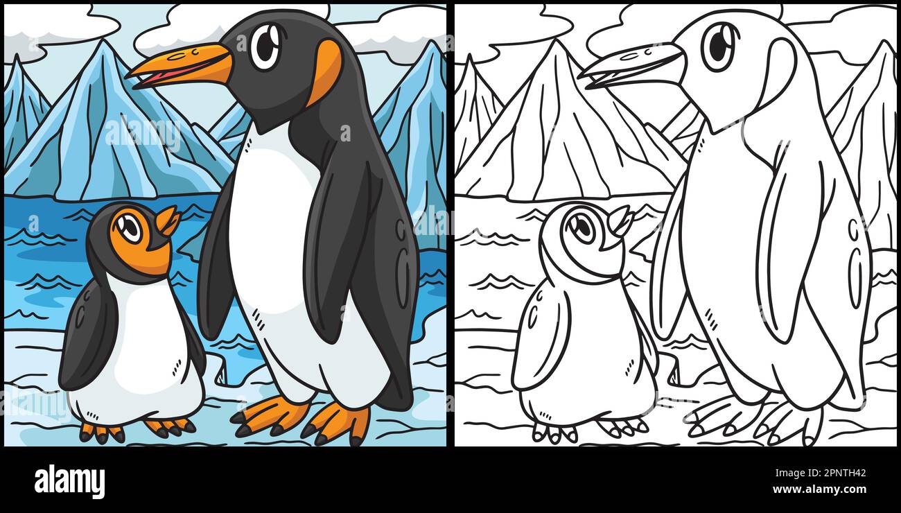 Flightless aquatic bird Stock Vector Images - Alamy