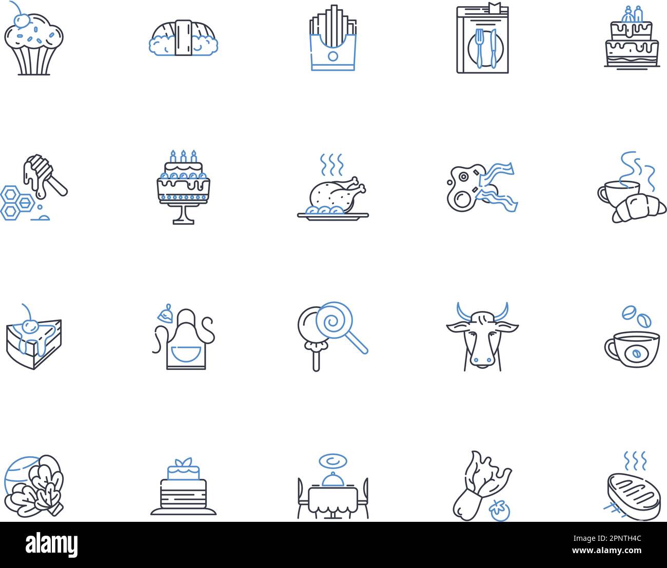 Satisfying meal Stock Vector Images - Alamy