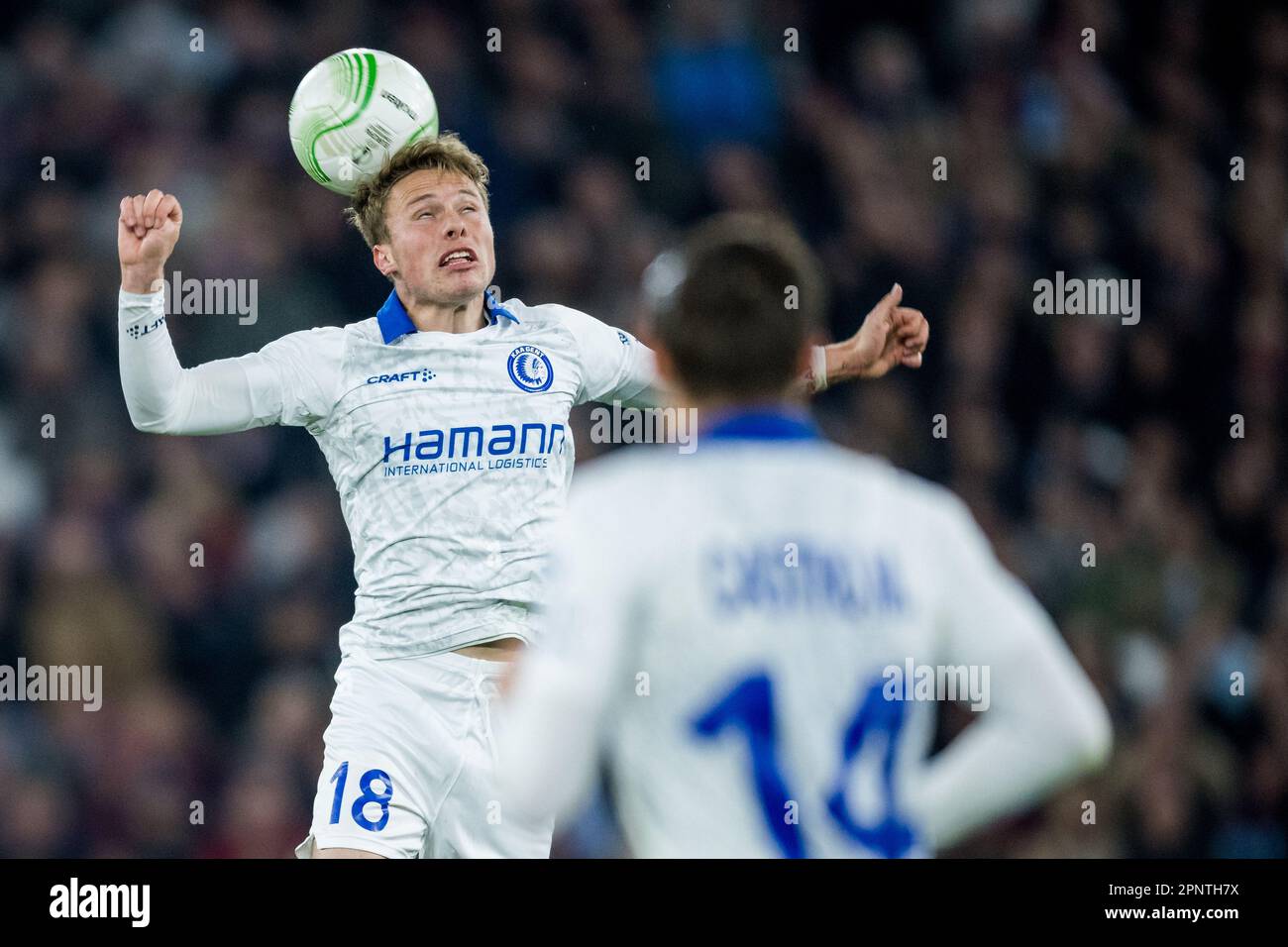 London, UK. 20th Apr, 2023. Gent's Matisse Samoise pictured in action ...