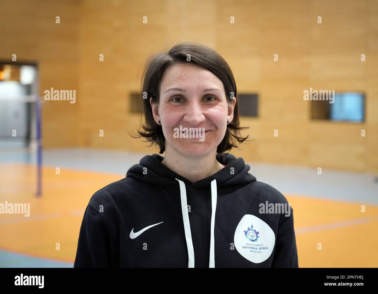 Berlin, Germany. 20th Apr, 2023. Ricarda Koch, coach of athlete Daniela ...