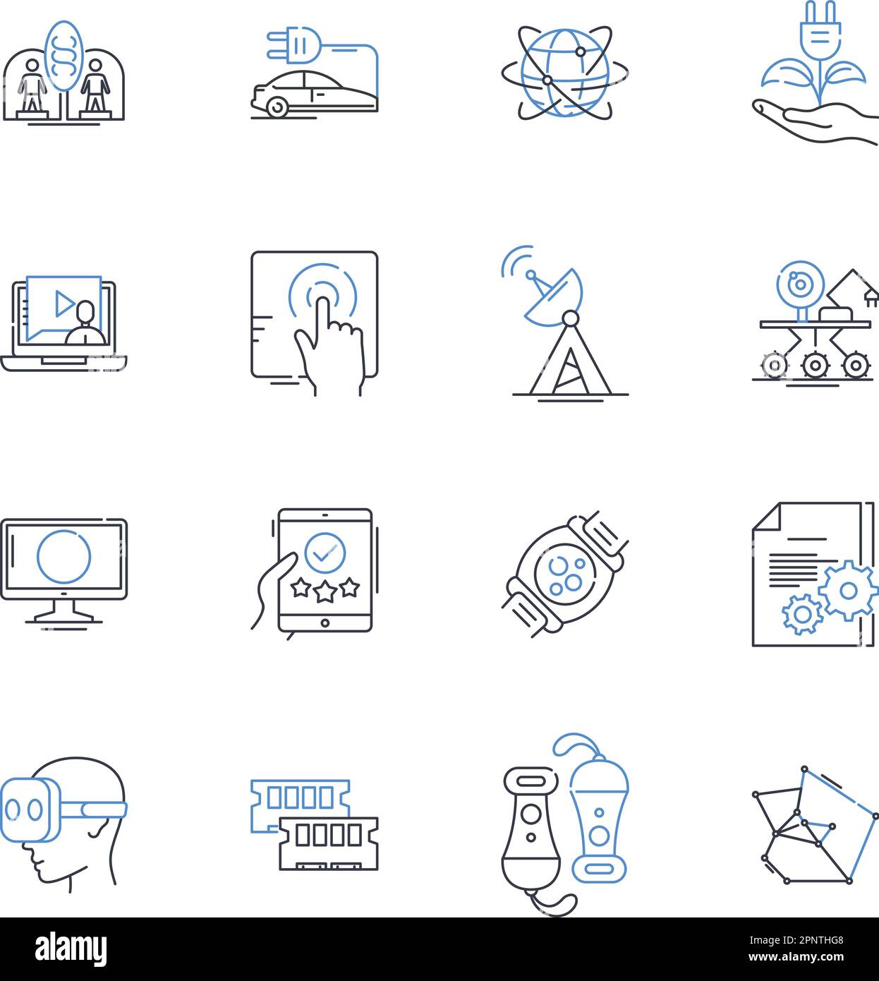 Electronic marketplace line icons collection. E-commerce, Online ...