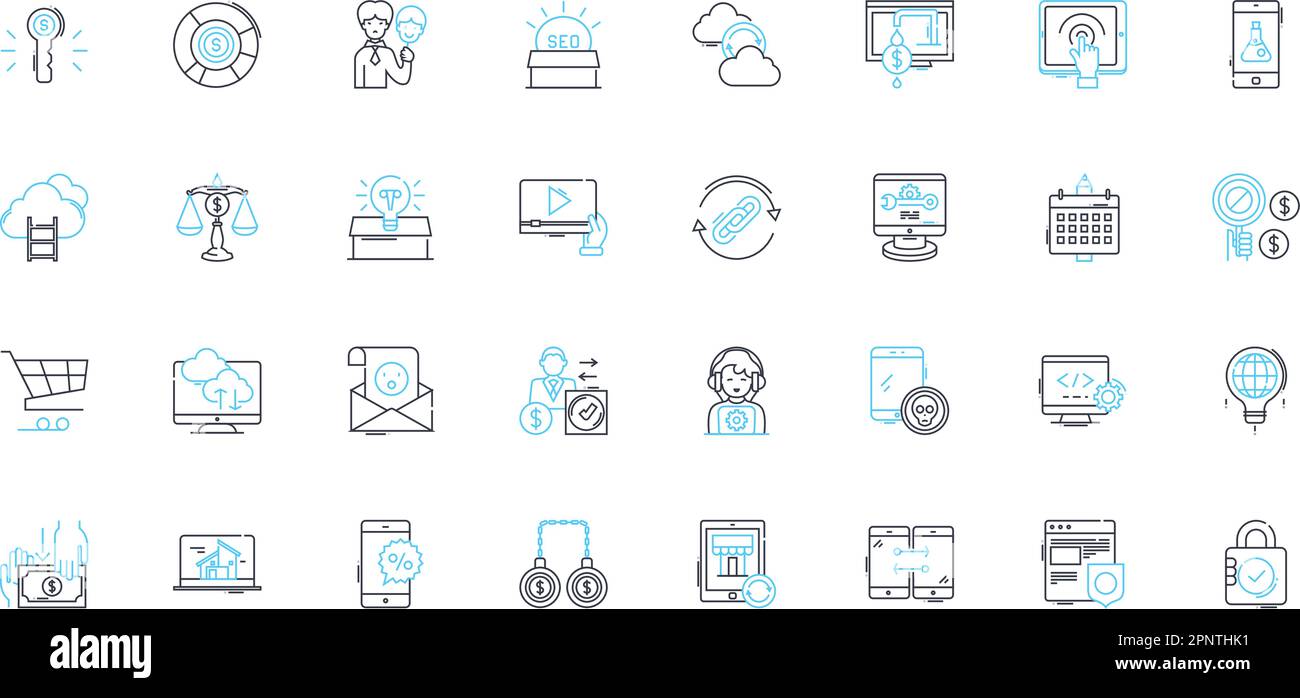 Product refinement linear icons set. Polishing, Improvement ...