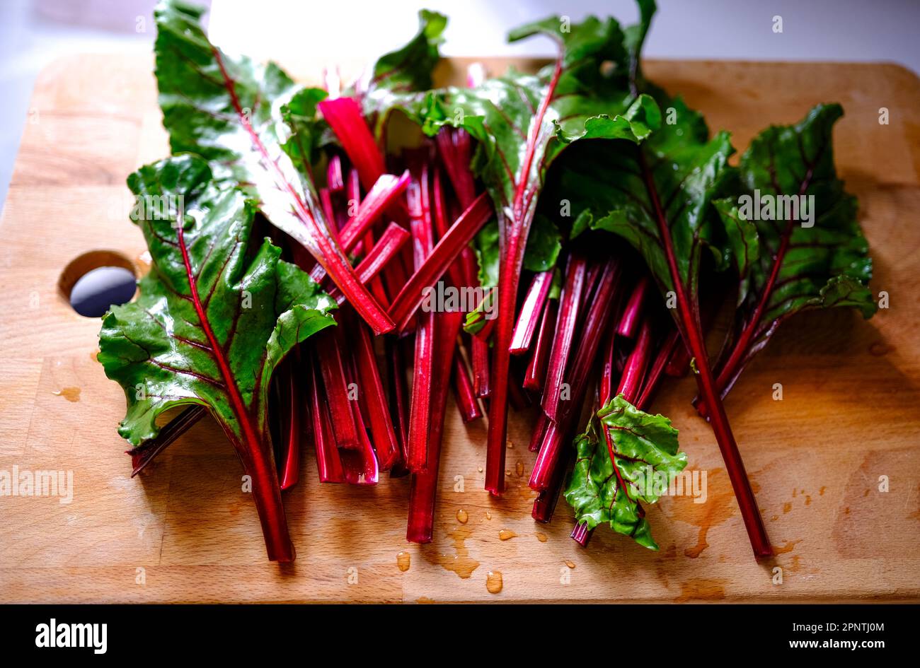 Fresh raw beet greens ready for cooking. Healthy eating Stock Photo - Alamy