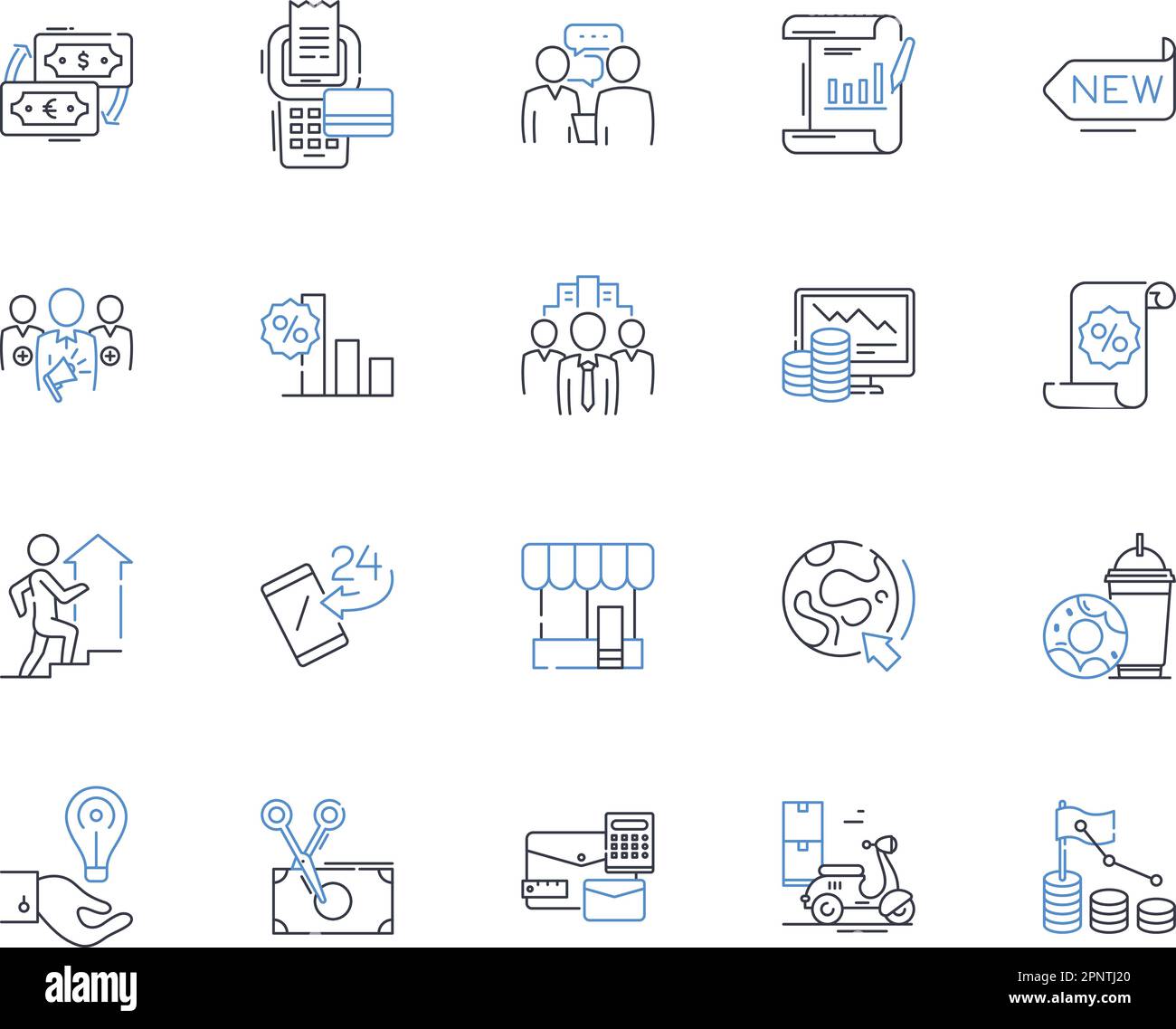 Capital line icons collection. Investment, Finances, Wealth, Assets, My ...