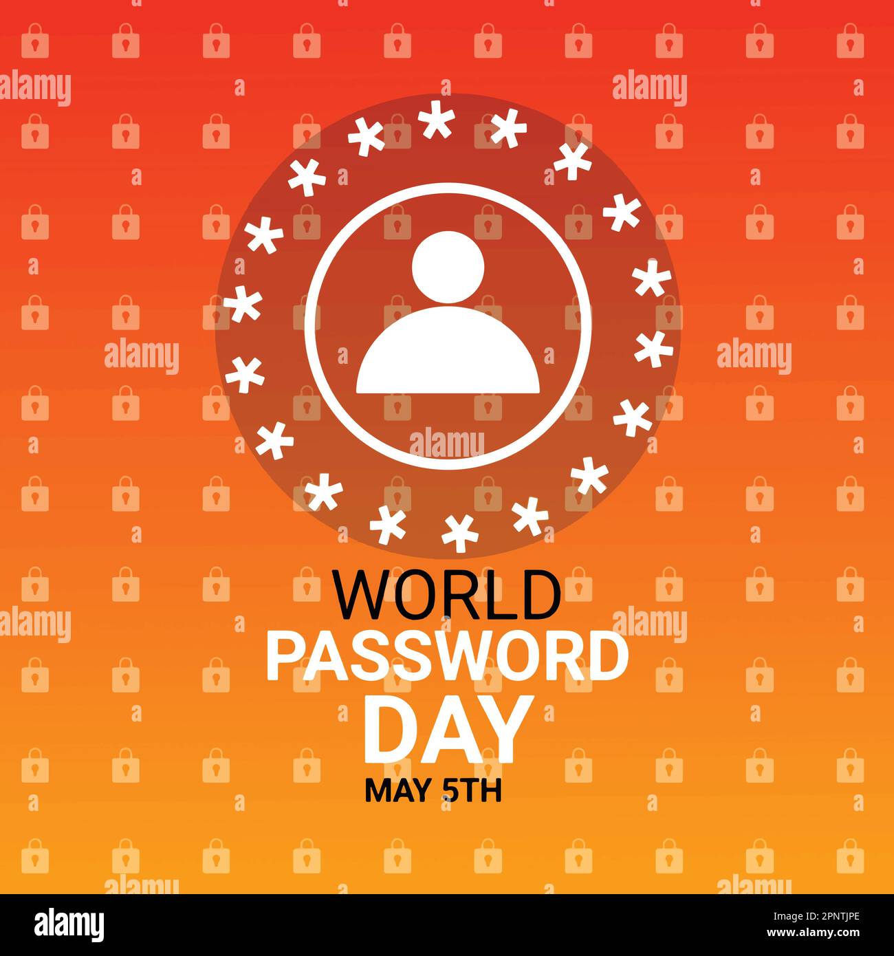 World Password Day. Holiday concept. Template for background, banner ...