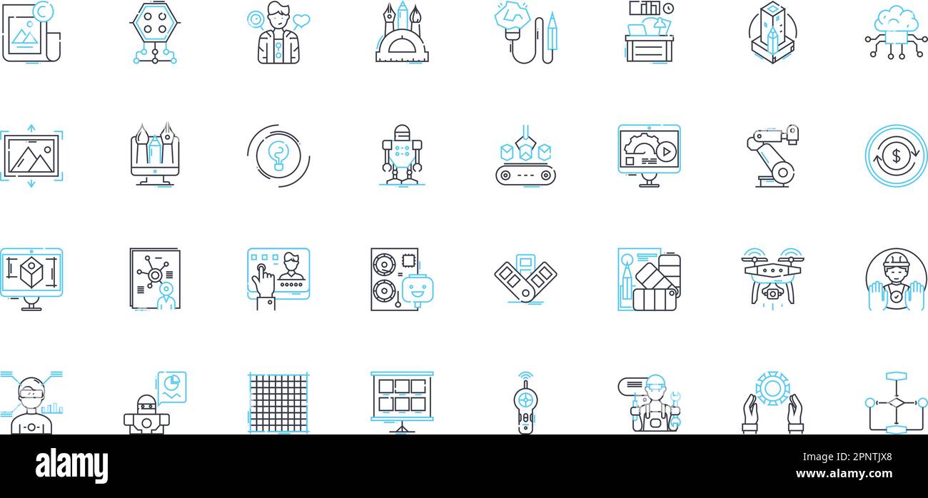 Sovereign beings linear icons set. Autonomy, Freedom, Sovereignty, Empowered, Self-sufficient ...
