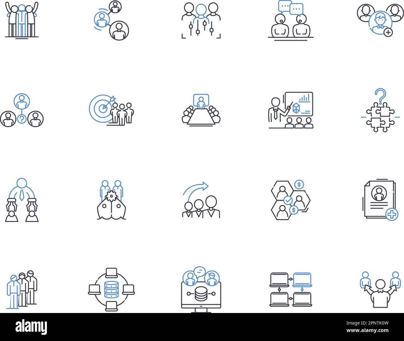 Forum line icons collection. Discussion, Community, Debate ...