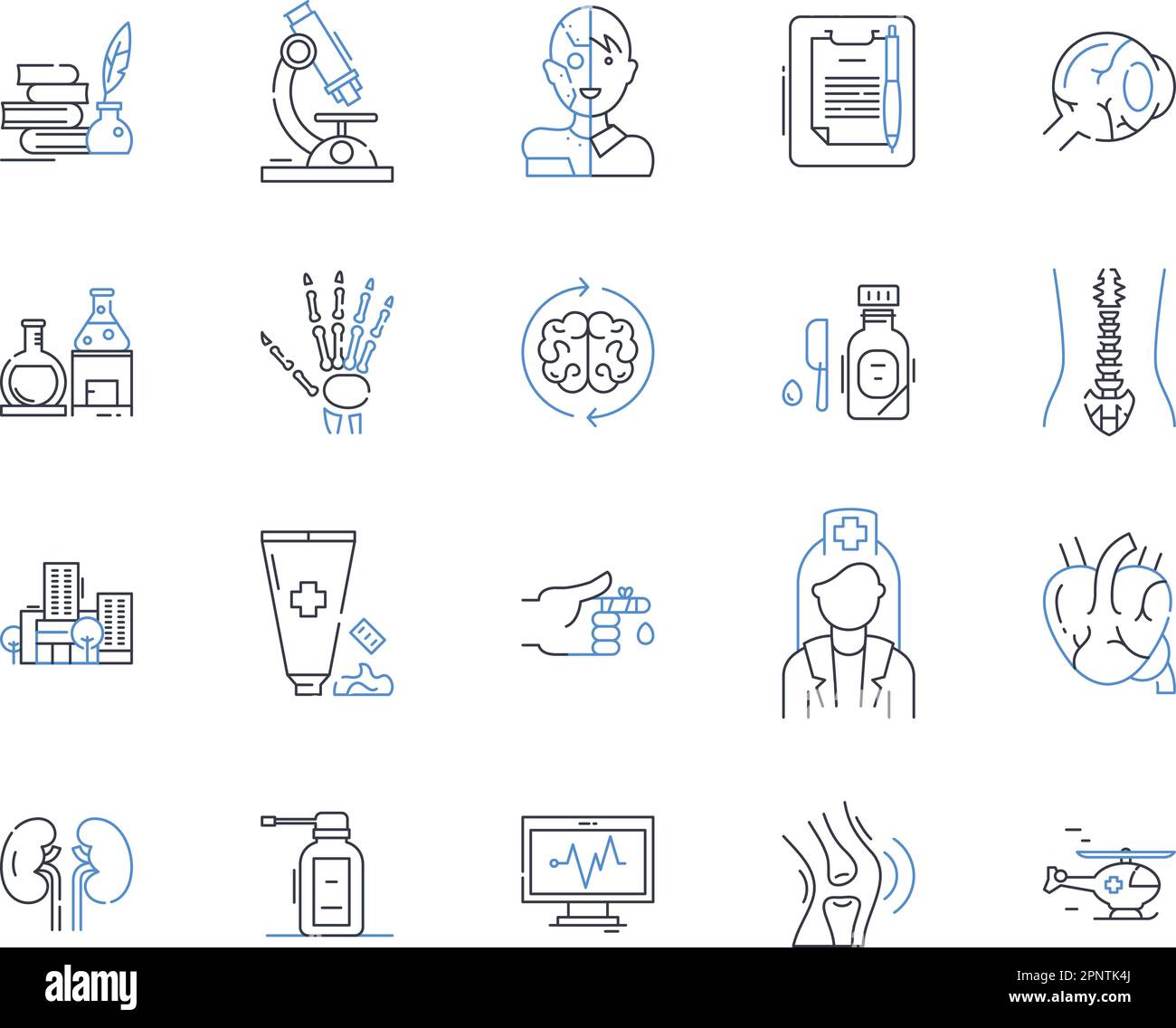 Mindfulness coaching line icons collection. Presence, Awareness, Focus ...