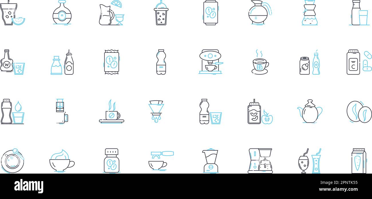 Quiet and peaceful linear icons set. Serene , Tranquil , Calm, Silent ...