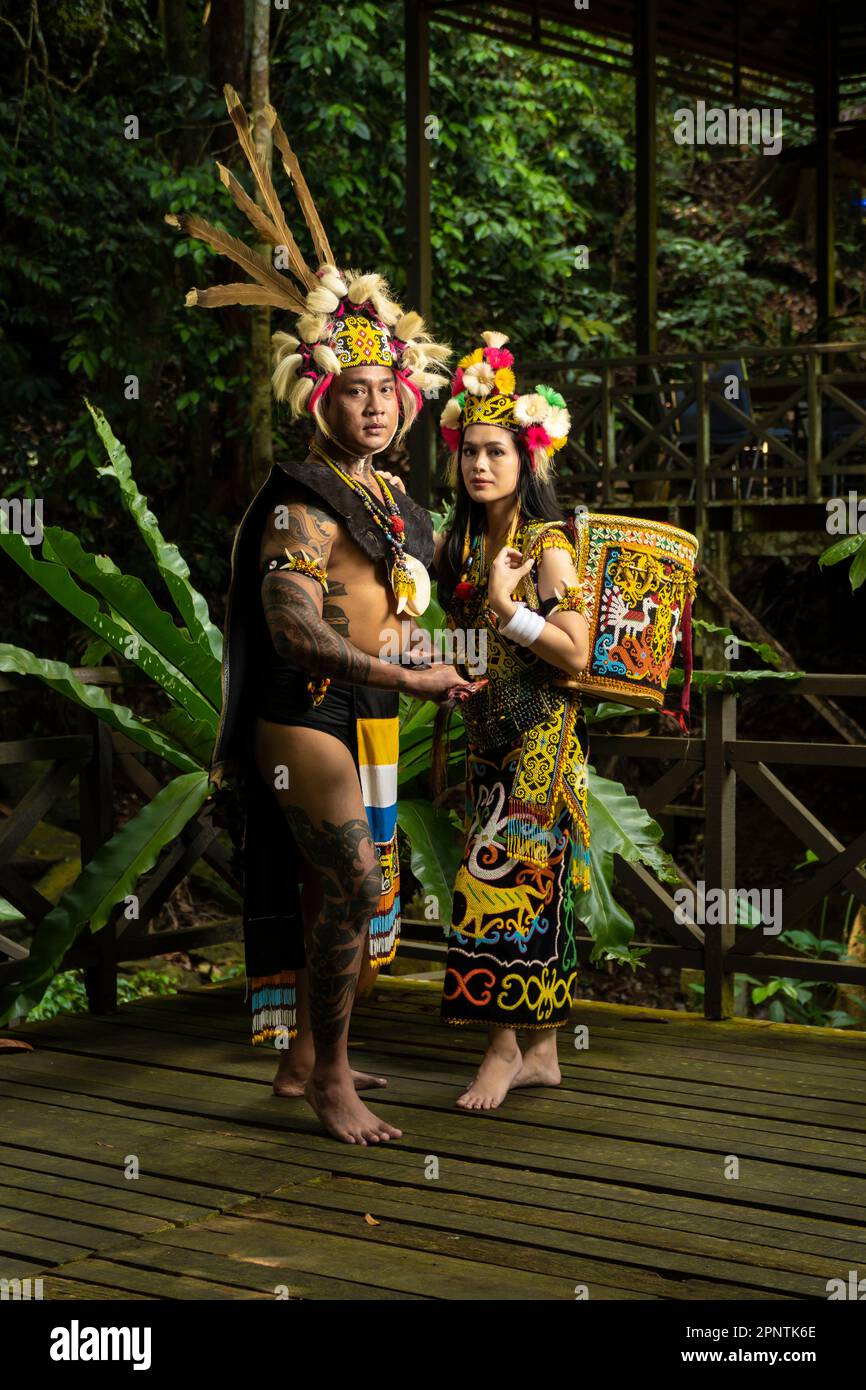 Iban attire hi-res stock photography and images - Alamy