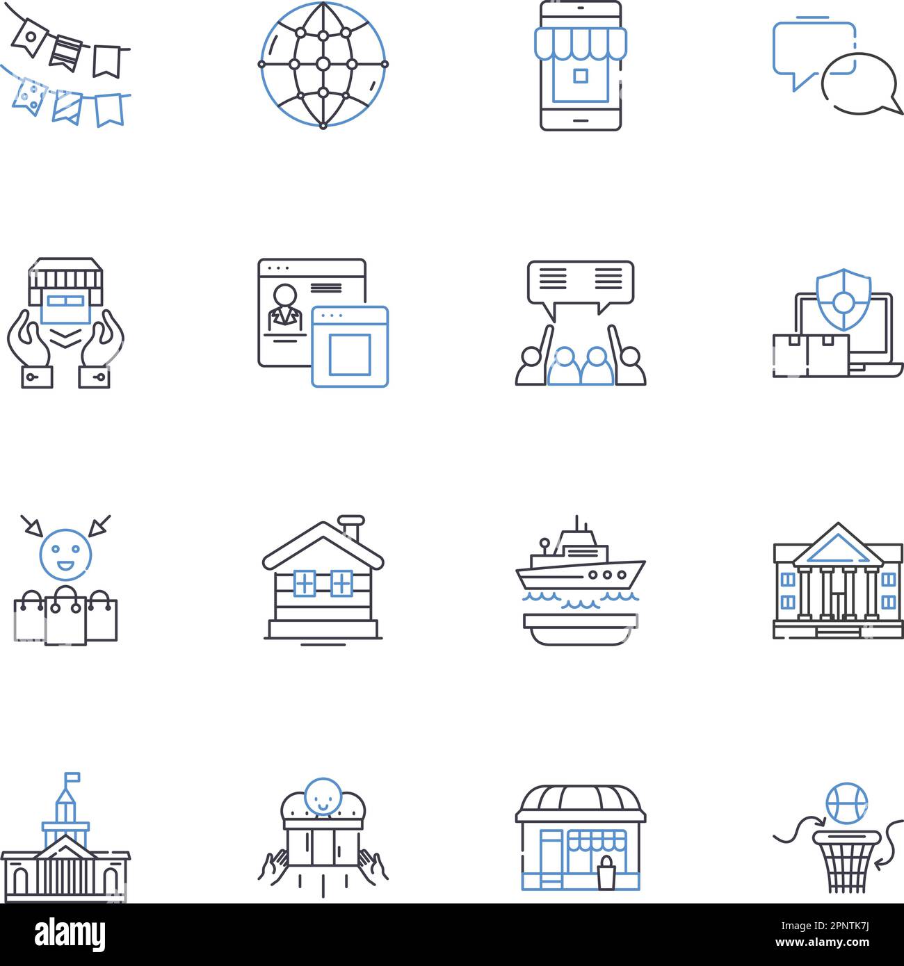 Diesel-electric train line icons collection. locomotive, hybrid ...