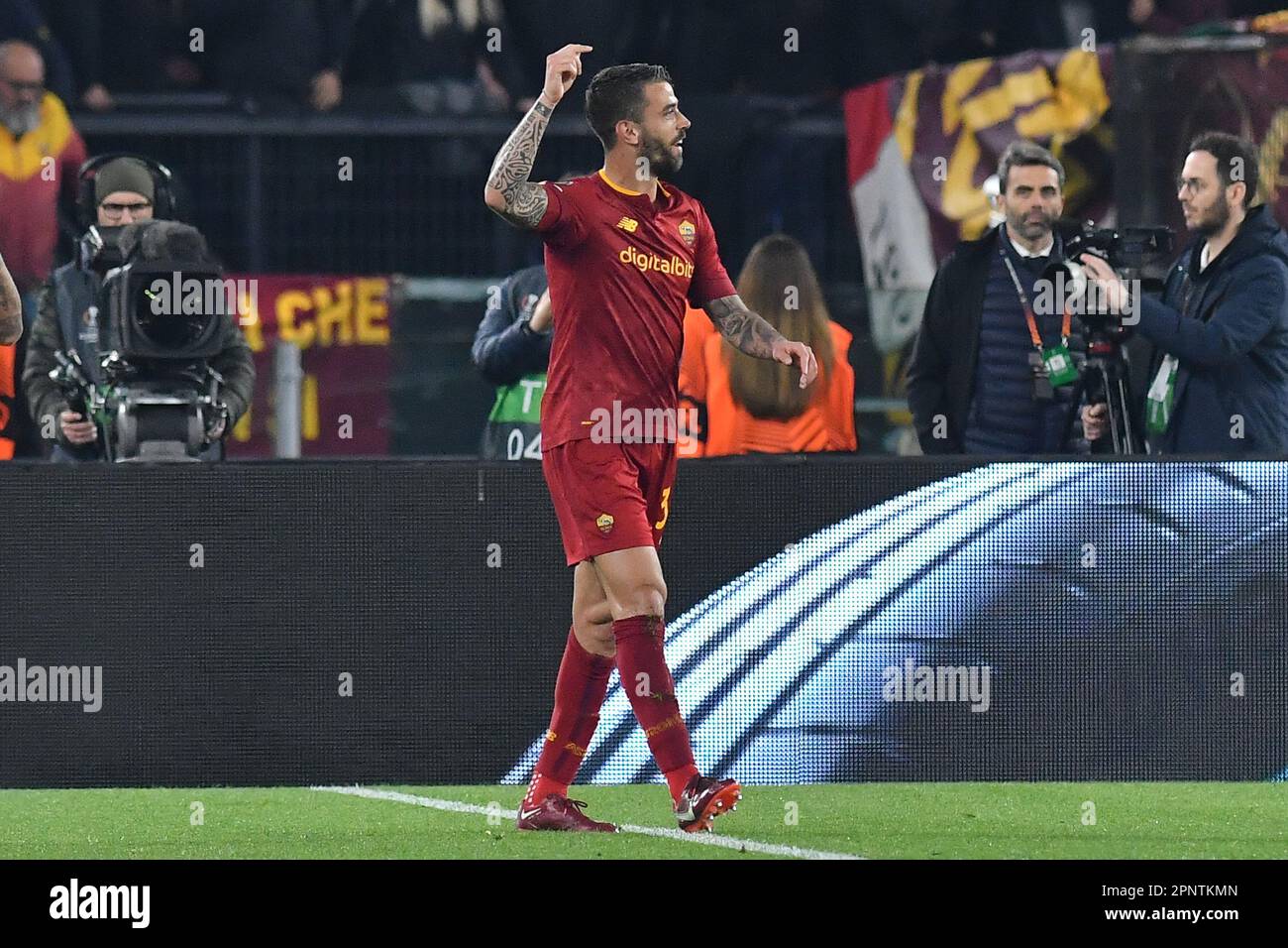 Stadio Olimpico, Rome, Italy. 20th Apr, 2023. Europa League Football ...