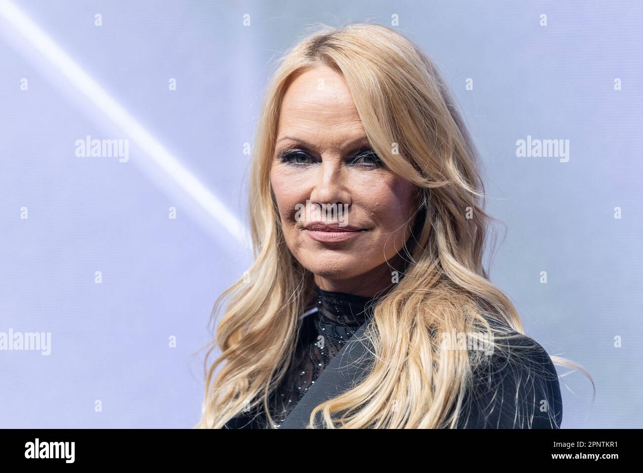 New York, United States. 19th Apr, 2023. Pamela Anderson attends the H ...
