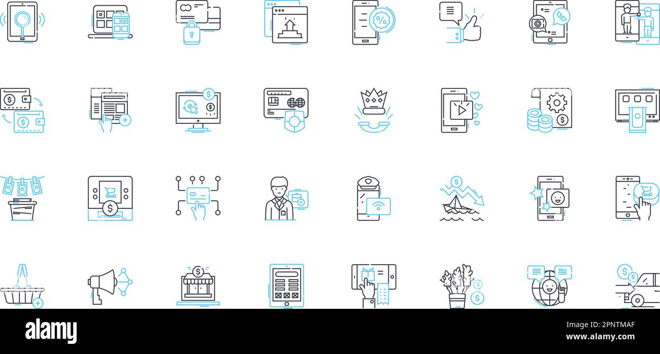 Social Imaging linear icons set. Selfie, Hashtag, Filter, Caption ...