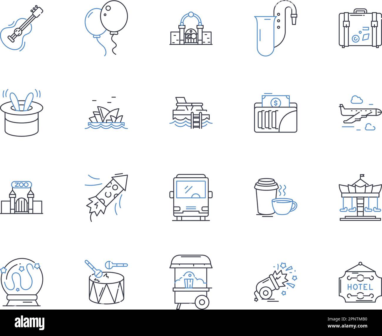 Roaming vagabonds line icons collection. Nomads, Explorers, Wandering ...