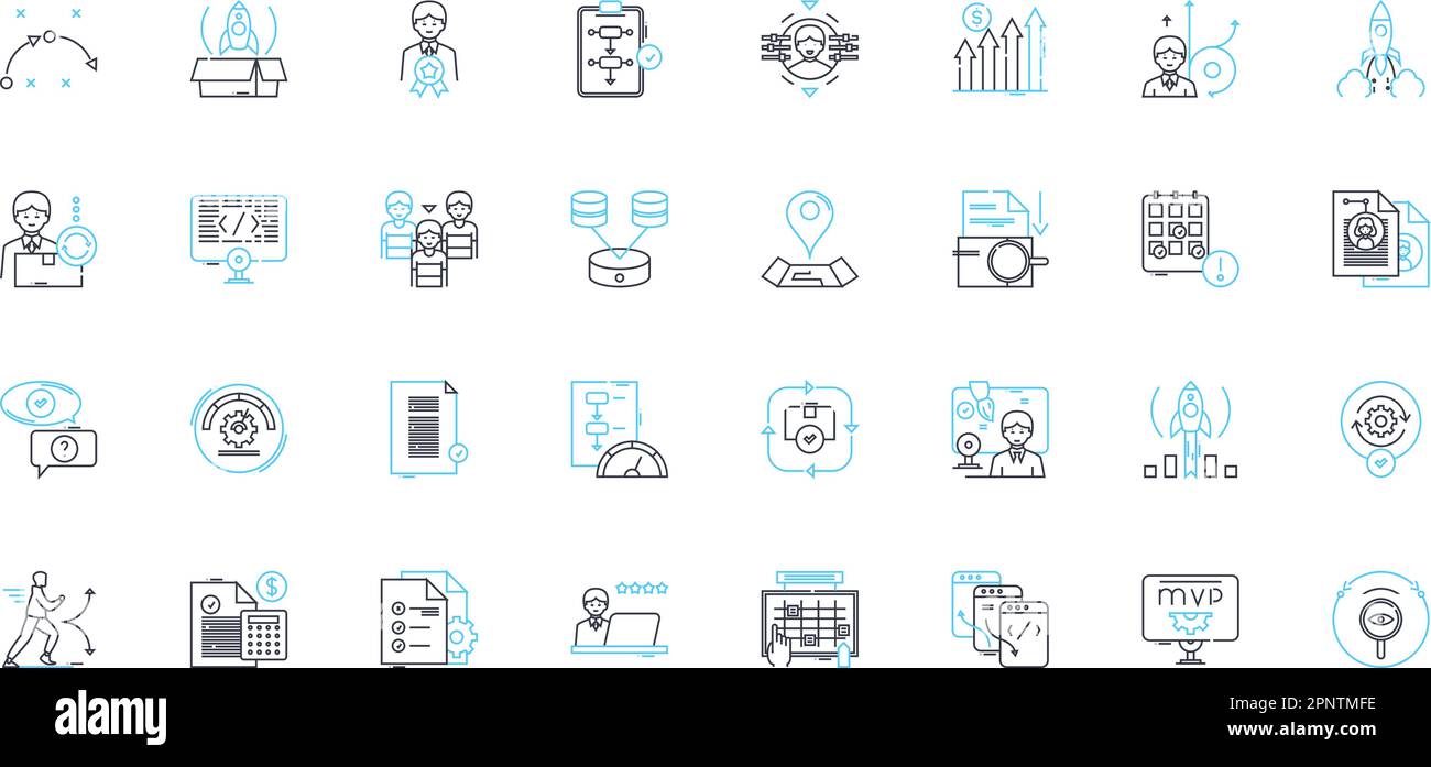 Partnership linear icons set. Alliance, Collaboration, Association ... Partnership linear icons set. Alliance, Collaboration, Association ...