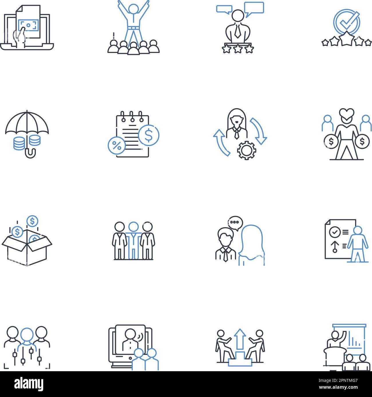 Tutoring and coaching line icons collection. Mentorship, Guidance ...