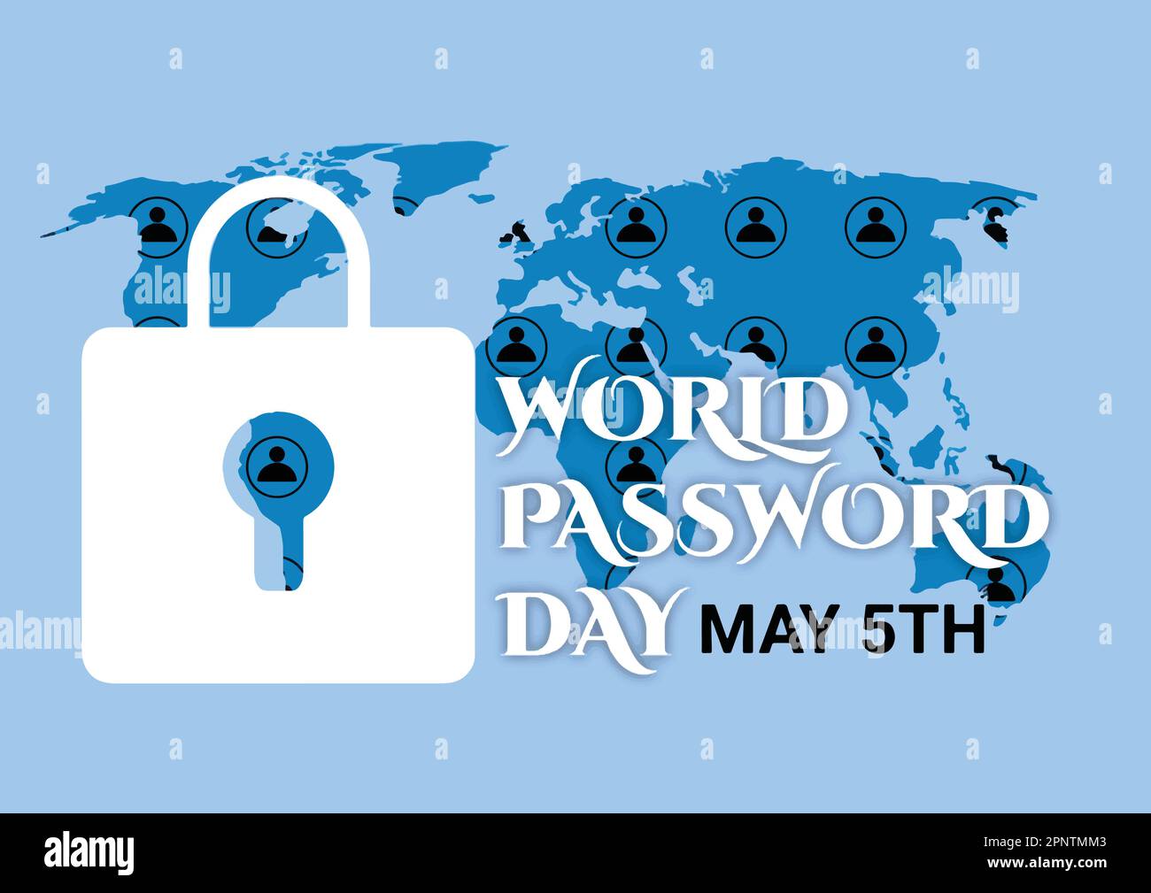 World Password Day. Holiday concept. Template for background, banner ...