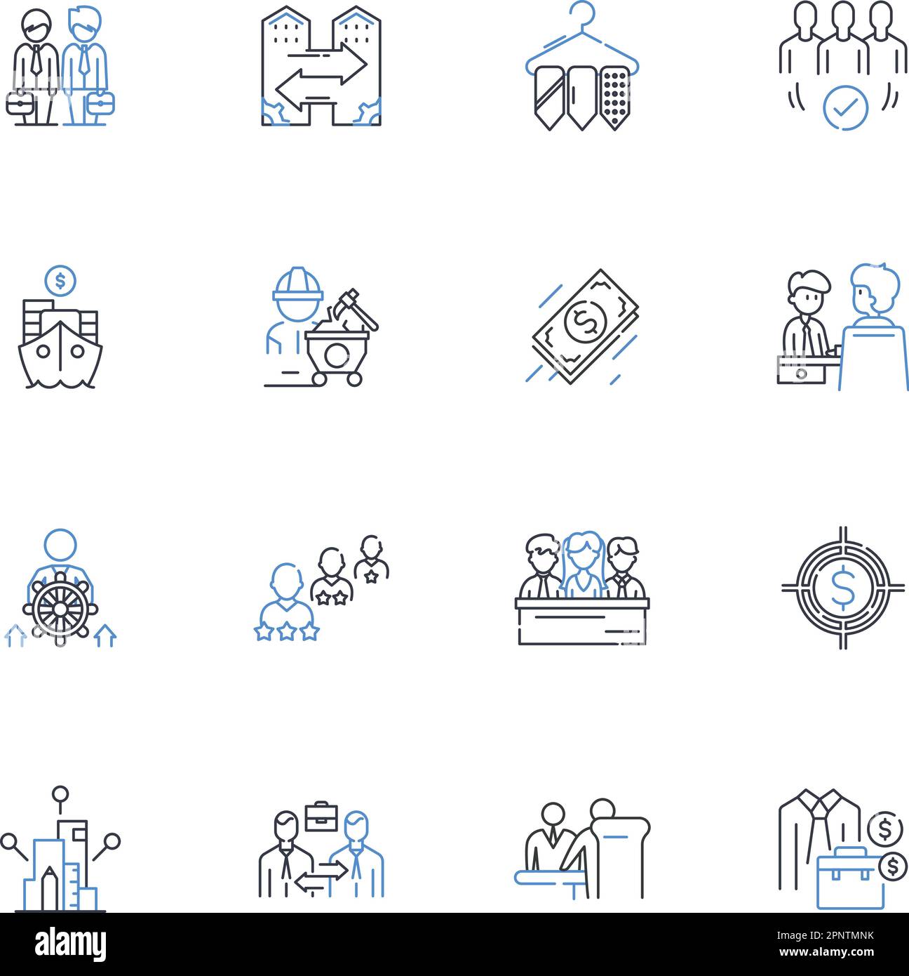 Cyber maturity outline icons collection. Security, Risk, Strategy ...
