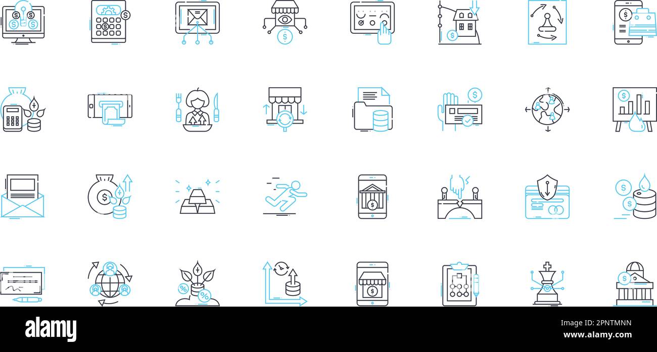 Social nerk linear icons set. Community, Connectivity, Interaction ...