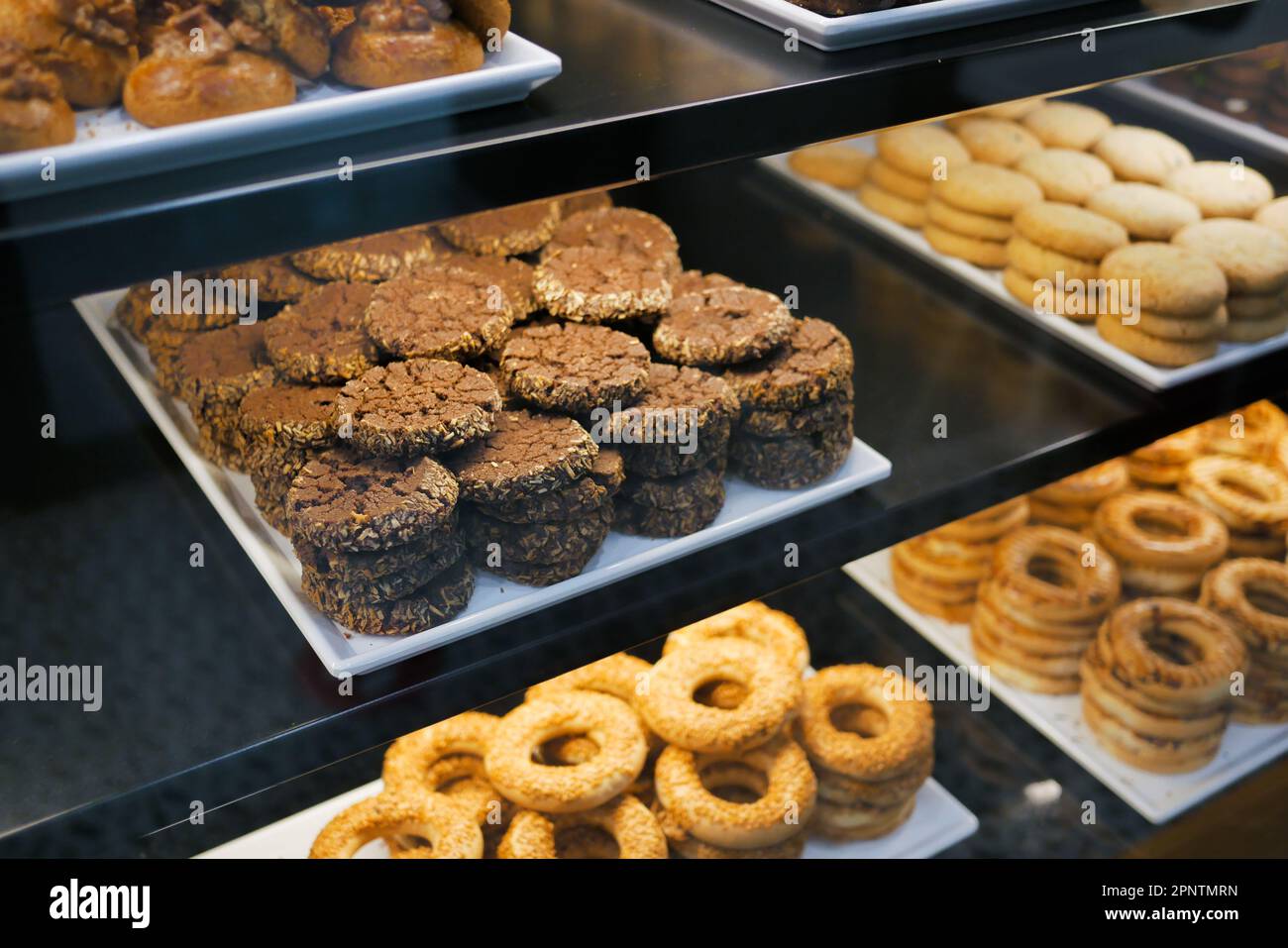 chocolate cookies display for sale local store in singapore Stock Photo ...
