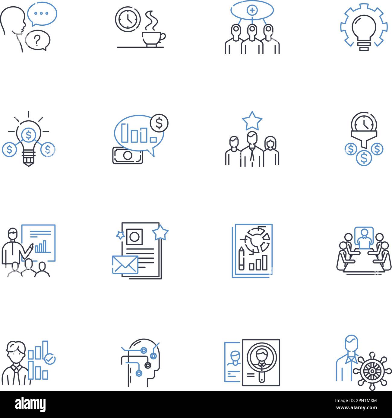 Market segmentation line icons collection. Demographics, Psychographics ... Market segmentation line icons collection. Demographics, Psychographics ...