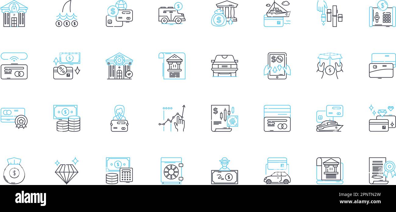 Social Nerking Linear Icons Set Connections Community Engagement